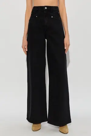 Isabel Marant Étoile Lemony’ Bootcut Jeans - Black