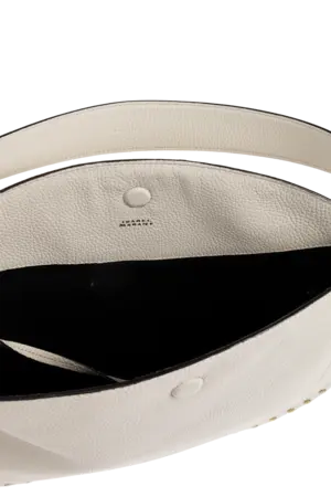 Isabel Marant Leather Hobo Shoulder Bag - Cream
