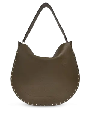 Isabel Marant Étoile Leather Hobo Shoulder Bag - Green