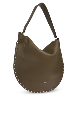 Isabel Marant Étoile Leather Hobo Shoulder Bag - Green