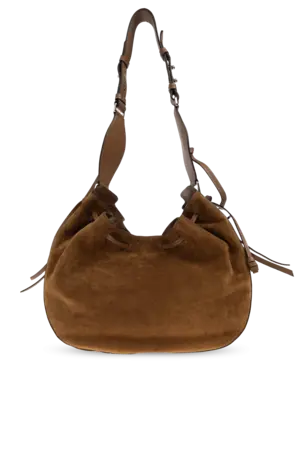 Isabel Marant Étoile Suede 'bolton Hobo' Shoulder Bag - Brown