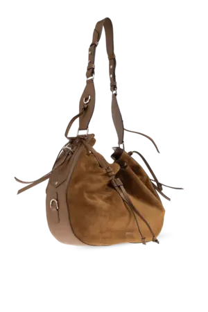 Isabel Marant Étoile Suede 'bolton Hobo' Shoulder Bag - Brown