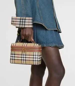 Burberry Vanity Crossbody Bag - Brown