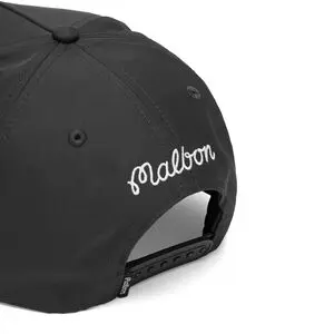 MALBON Snapback Cap - Black