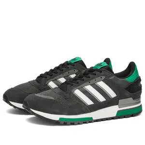 Adidas Zx 600 Sneaker - Carbon/ftwr White/bold Green