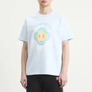 Casablanca Airbrush Smiley Classic T-shirt - Blue