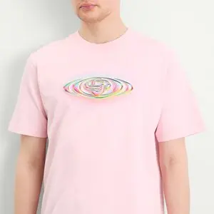 Casablanca Glass Logo Classic T-shirt - Pink