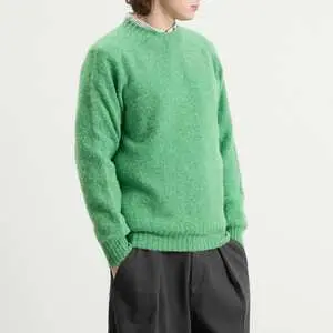 You Must Create Suedehead Crew Neck Jumper - Green
