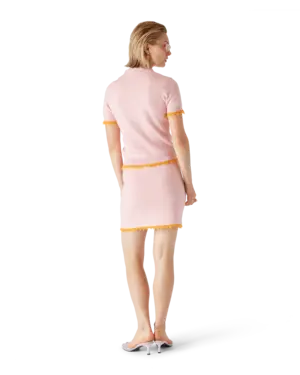 Casablanca Merino Wool Mini Skirt - Multicolor