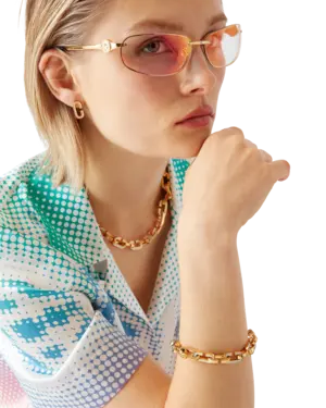 Casablanca Enamel C Link Bracelet