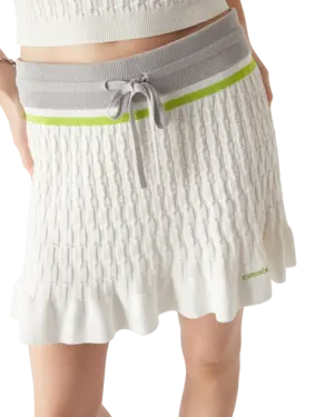 Casablanca Tennis Mini Skirt - Multicolor