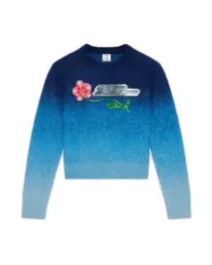 Casablanca Gradient Orchid Relaxed Fit Sweatshirt - Multicolor