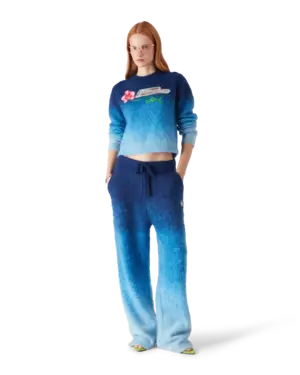 Casablanca Gradient Orchid Relaxed Fit Sweatshirt - Multicolor
