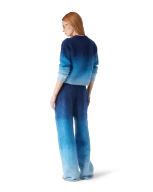 Casablanca Gradient Orchid Relaxed Fit Sweatshirt - Multicolor