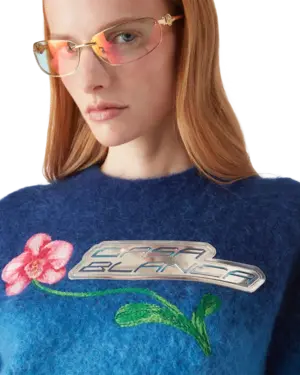 Casablanca Gradient Orchid Relaxed Fit Sweatshirt - Multicolor
