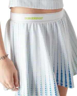 Casablanca Tennis Printed Racer A-line Skirt - Multicolor