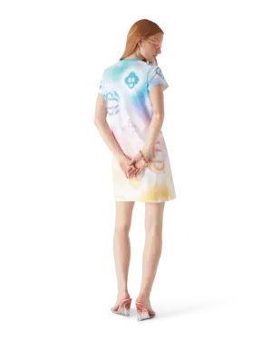 Casablanca Halftone Logo T-shirt Dress