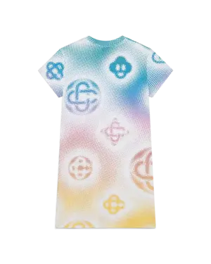 Casablanca Halftone Logo T-shirt Dress