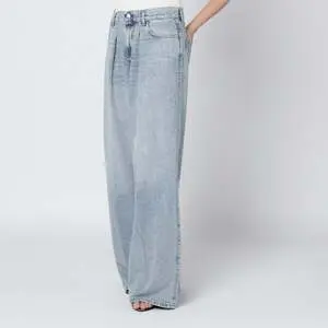 HAIKURE Candy Wide-leg Jeans - Blue