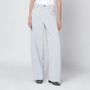 HAIKURE Cotton Denim Wide-leg Jeans