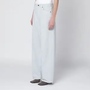 HAIKURE Cotton Denim Wide-leg Jeans