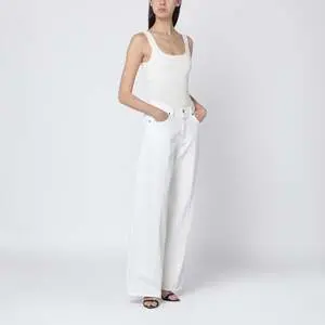 HAIKURE Bethany Wide-leg Jeans - White