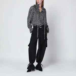 Chloé Polka-dot Silk Blouse
