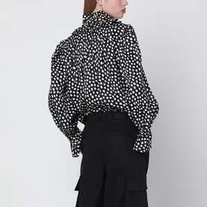 Chloé Polka-dot Silk Blouse