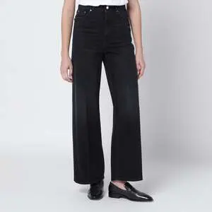 TOTEME Faded Effect Organic Cotton Jeans - Black