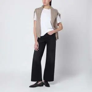 TOTEME Faded Effect Organic Cotton Jeans - Black