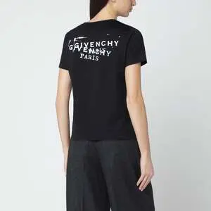 Givenchy T-shirt With Stamp Print - Black
