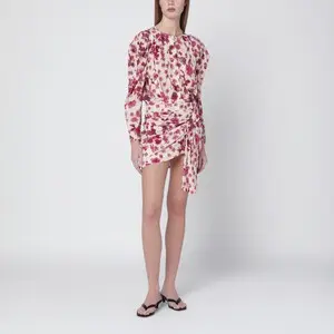Isabel Marant Printed Stretch-silk Top