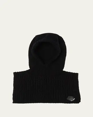 Moncler X Ee72 Edward Enninful Wool Balaclava - Black