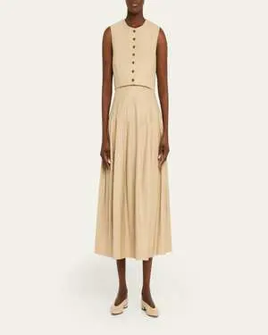 HEIRLOME Danielle Silk Tussah Crop Top