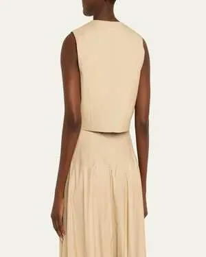 HEIRLOME Danielle Silk Tussah Crop Top
