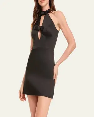 Dress The Population Mina Bow Mini Dress