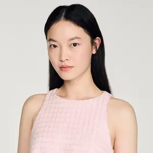 Sandro Sequin-embellished Tweed Mini Dress