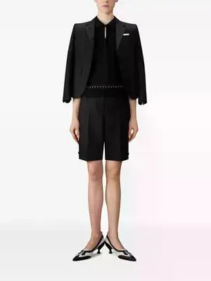 Thom Browne Snowflake-embroidery Polo Top