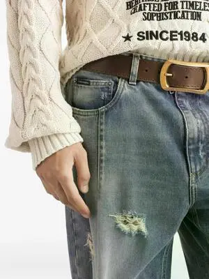 Dolce & Gabbana Distressed Denim Jeans - Blue