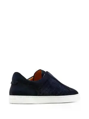 Magnanni Woven Suede Sneakers