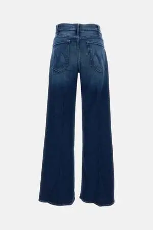 MOTHER The Hustler Roller Sneak Jeans - Blue