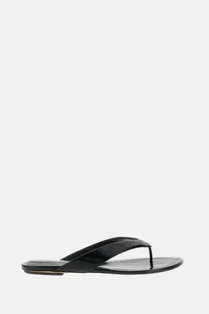 Le Monde Beryl Flat Thong Sandal - Black