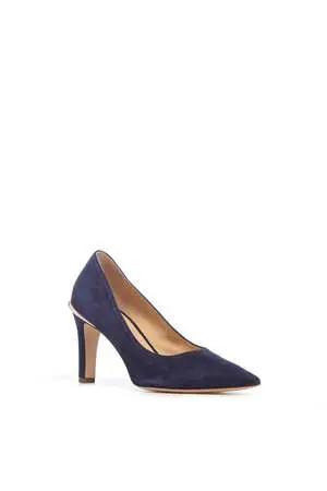 Gabriela Hearst Edwina High Heel Stiletto Pumps - Navy