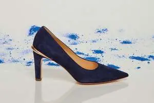 Gabriela Hearst Edwina High Heel Stiletto Pumps - Navy
