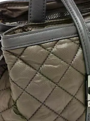 Mz Wallace Mini Astor Quilted Tote Bag - Grey