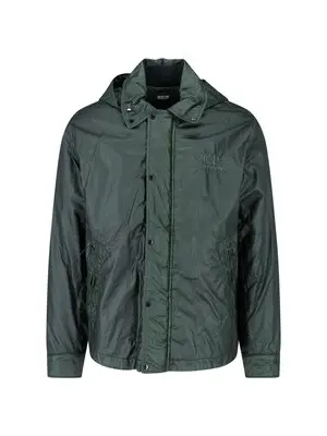 Stone Island Soft Shell-r E.dye® Technology Hooded Jacket - Green