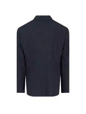 Max Mara Virgin Wool Blazer - Blue