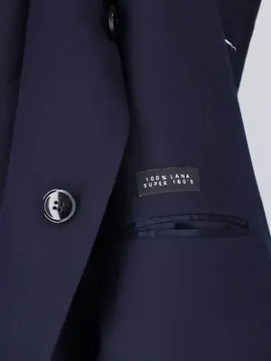 Max Mara Virgin Wool Blazer - Blue