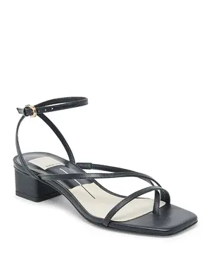 Dolce Vita Karlos Ankle Strap Sandals - Black Leather