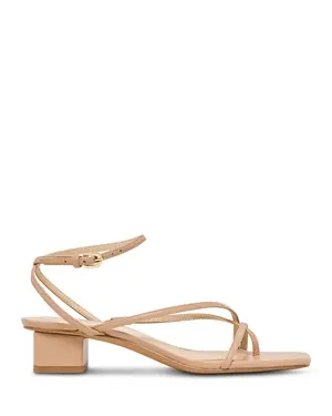 Dolce Vita Karlos Ankle Strap Sandals - Light Tan Leather